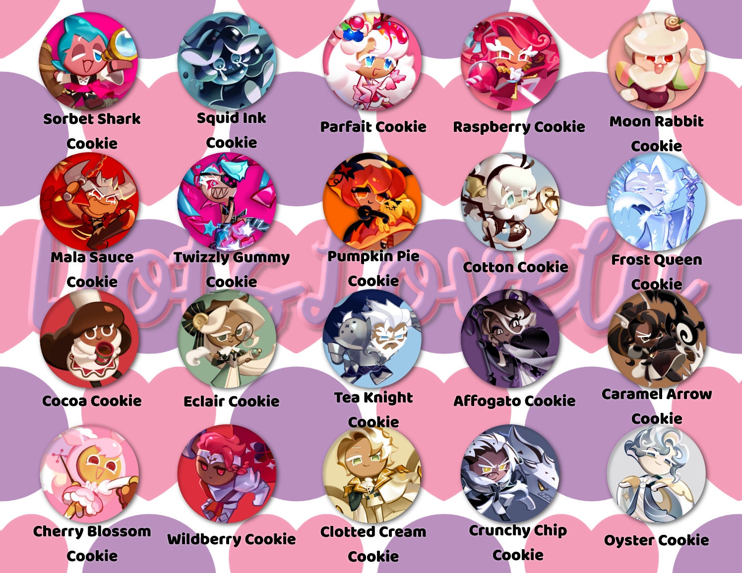 Cookie Run Kingdom CRK Pinback Buttons and Keychains - Etsy