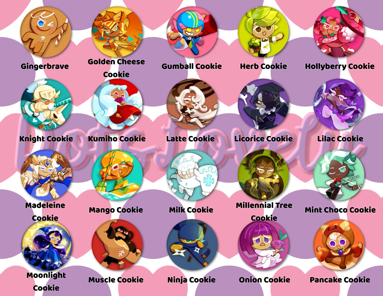 Cookie Run Kingdom CRK Pinback Buttons and Keychains - Etsy