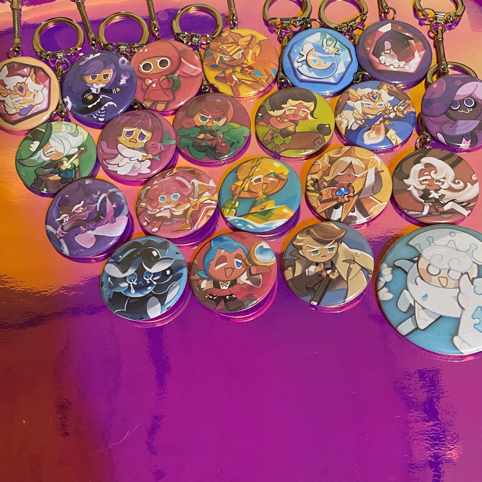 Cookie Run Kingdom CRK Pinback Buttons and Keychains - Etsy