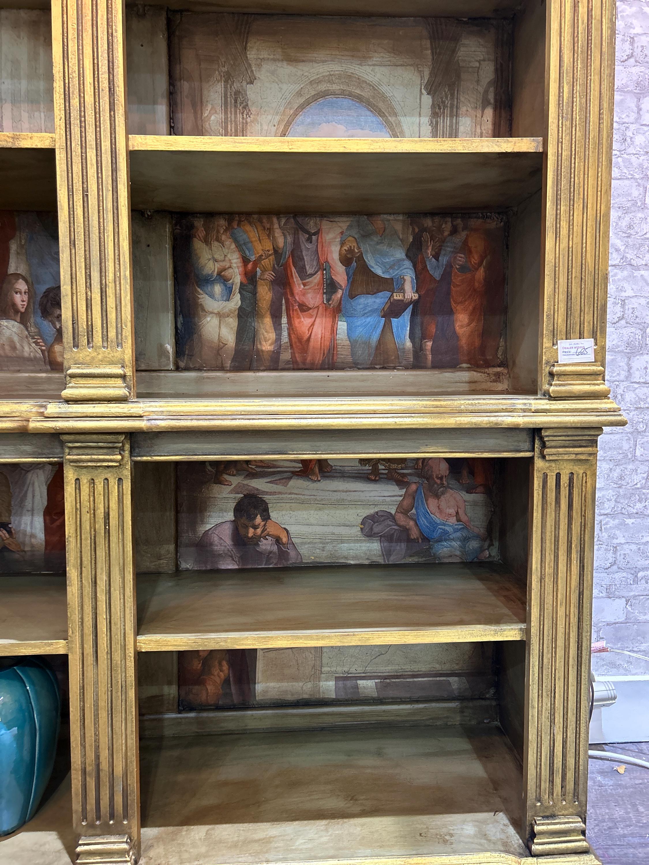 Antique Bookshelf Vintage Roman Design 56x 78x 15- Sold but Can ...