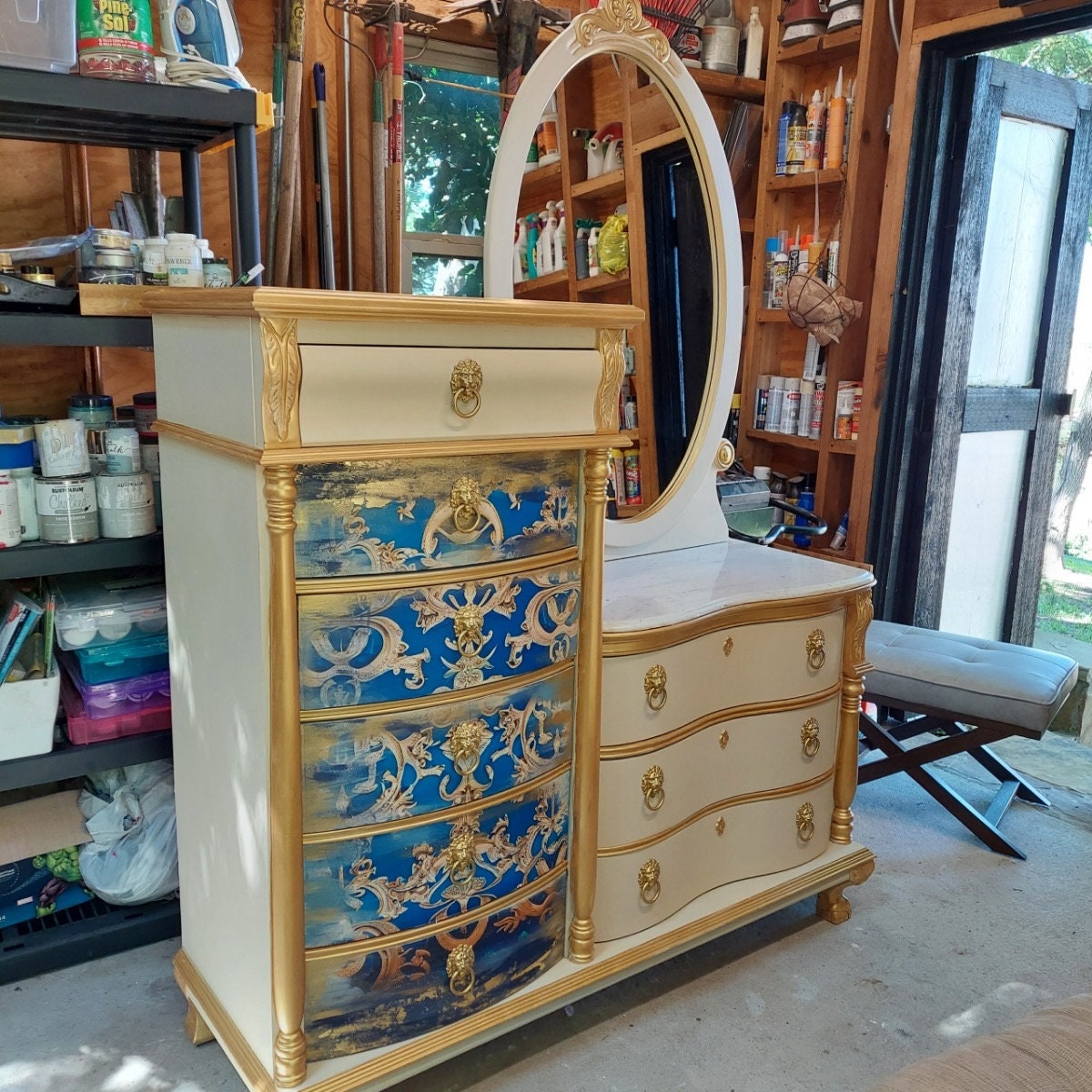 Custom Vanity Dresser (pulaski) Price Reduction-sold but Will Do Custom If Requested - Etsy