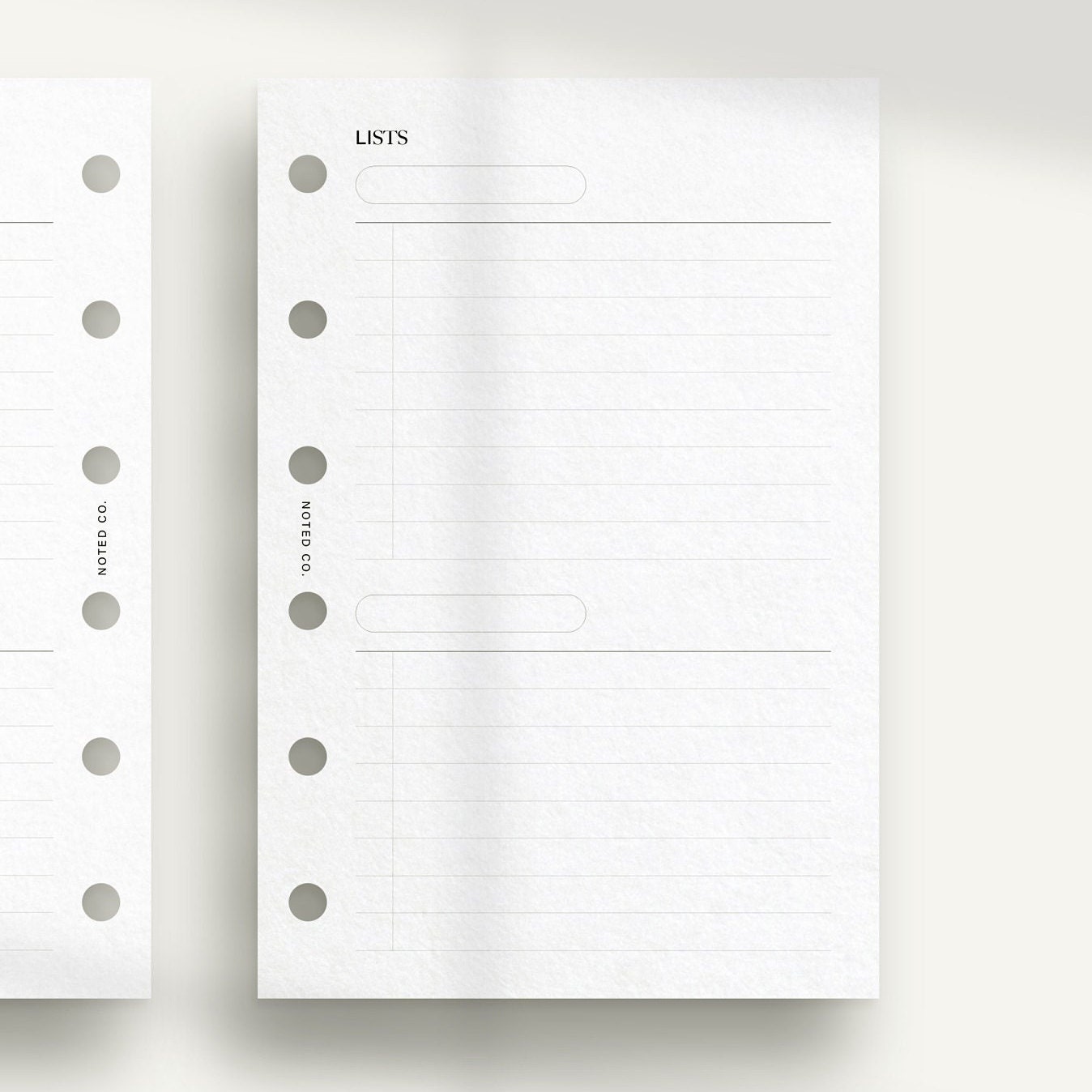 Printable Pocket Planner Lists Inserts for LV PM Agenda Filofax Pocket ...