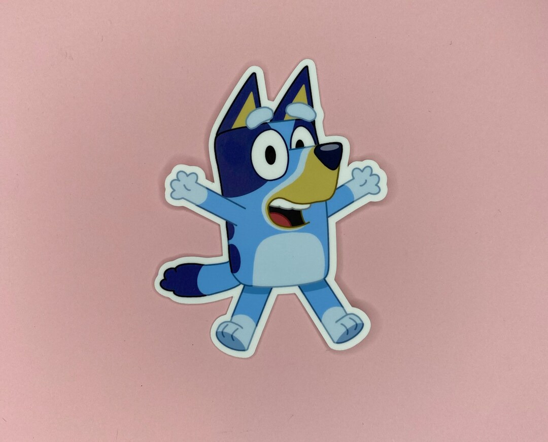 Waterproof Vinyl Bluey Sticker - Etsy