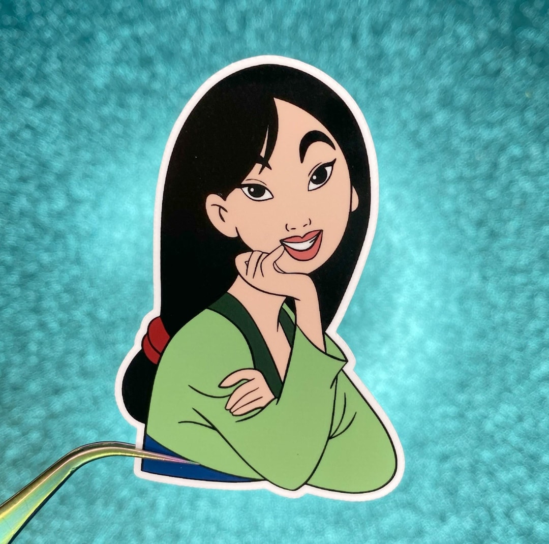 Mulan Sticker Waterproof Vinyl Sticker - Etsy