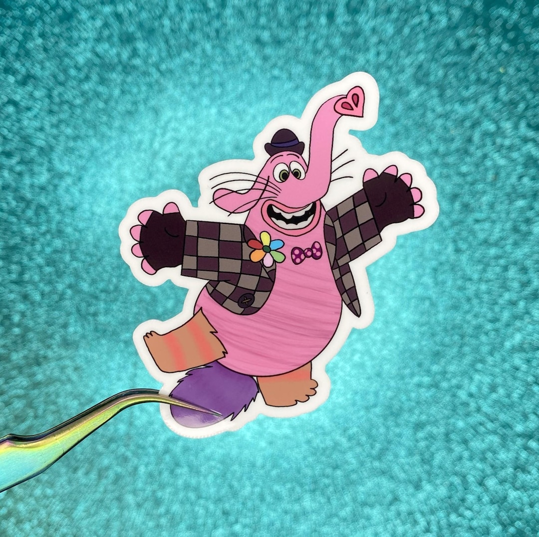 Bing Bong Sticker Inside Out Sticker Waterproof Vinyl Sticker - Etsy