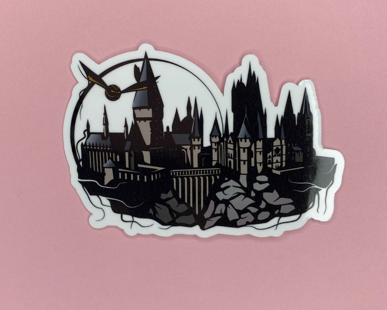 Wizarding School Castle Sticker Wizarding World Sticker Waterproof ...