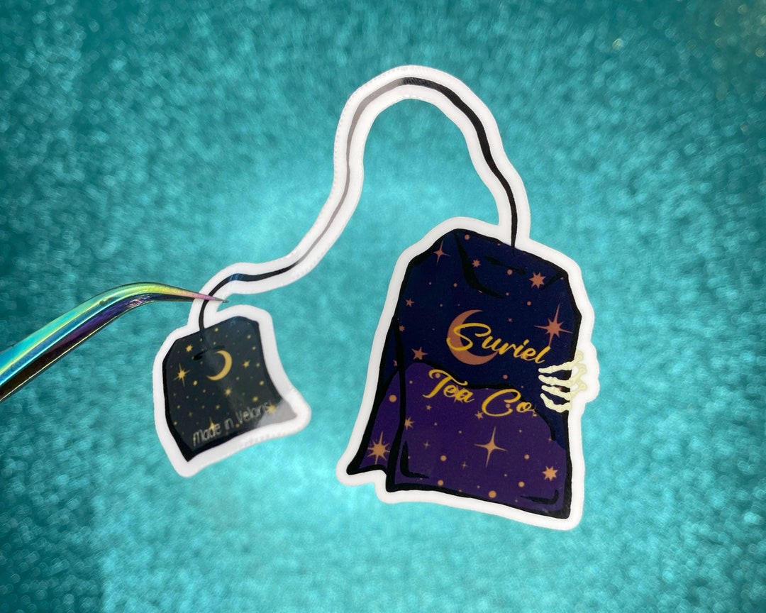 Suriel Tea Co Sticker ACOTAR Sticker Waterproof Vinyl Sticker - Etsy