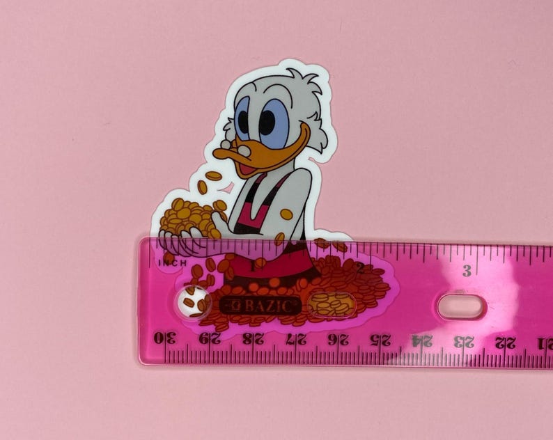 Scrooge Mcduck Sticker | Ducktales | Waterproof Vinyl Sticker - Etsy