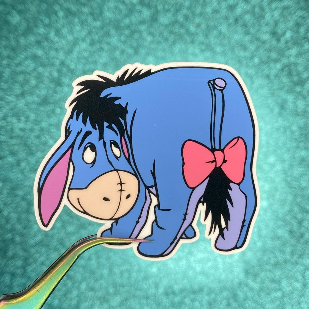 Eeyore Sticker | Winnie the Pooh Sticker | Waterproof Vinyl Sticker - Etsy