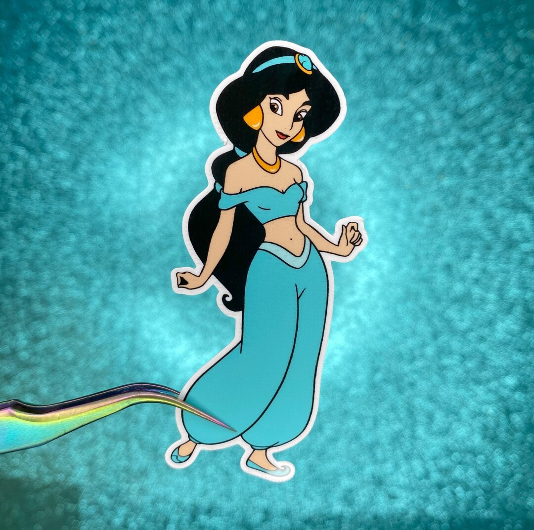 Jasmine Sticker Aladdin Sticker Waterproof Vinyl Sticker - Etsy