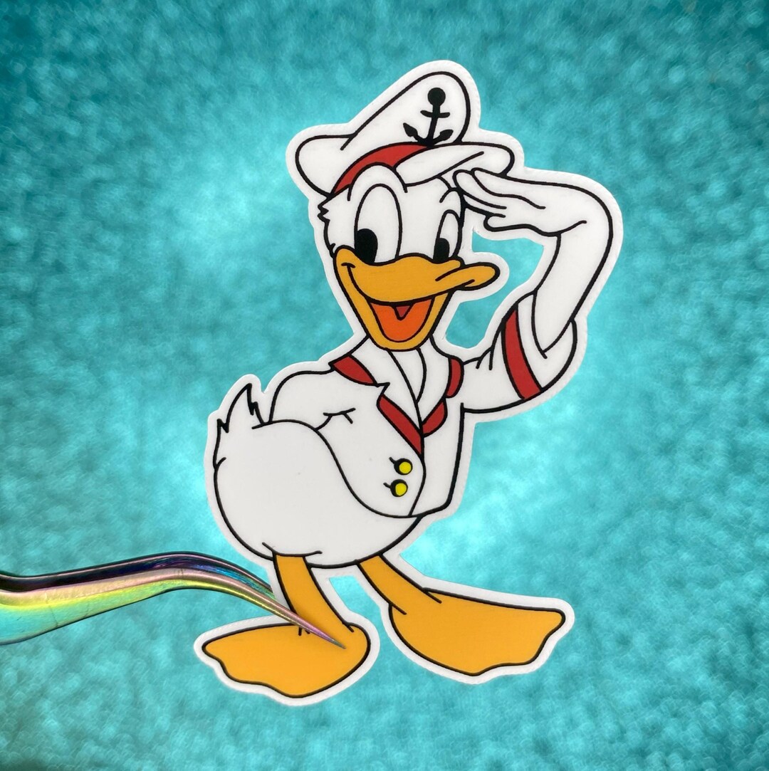 Sailor Donald Sticker DCL Sticker Cruise Sticker Waterproof Vinyl ...