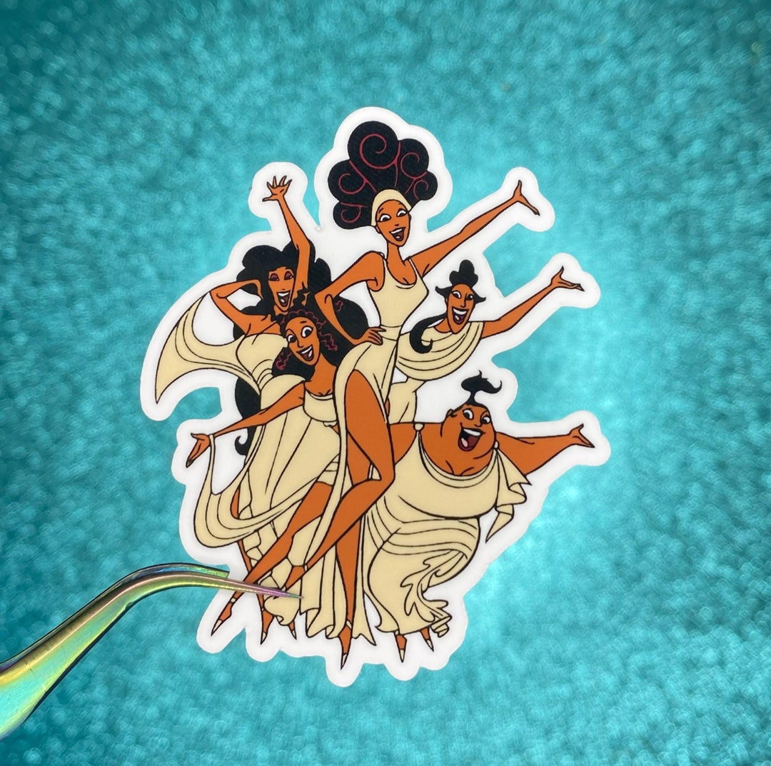 Hercules Muses Sticker | Hercules Sticker | Waterproof Vinyl Sticker - Etsy
