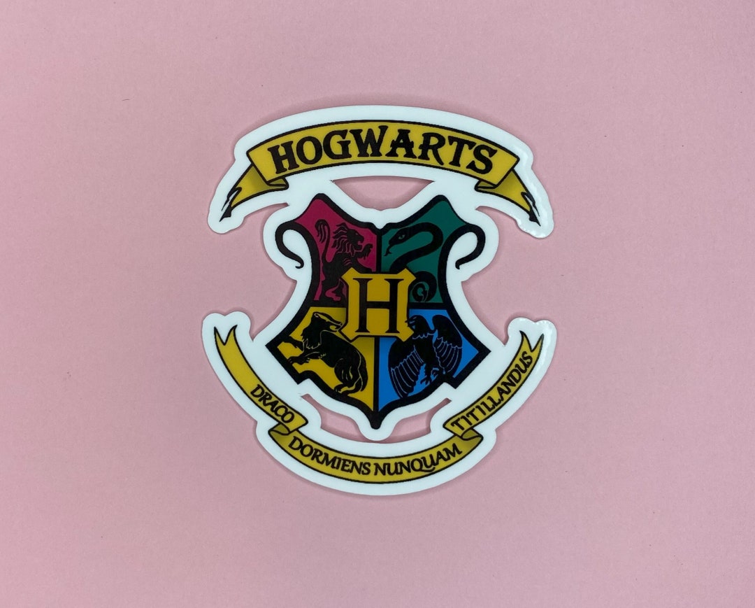 Wizard School Crest Sticker Wizarding World Sticker Waterproof Vinyl ...