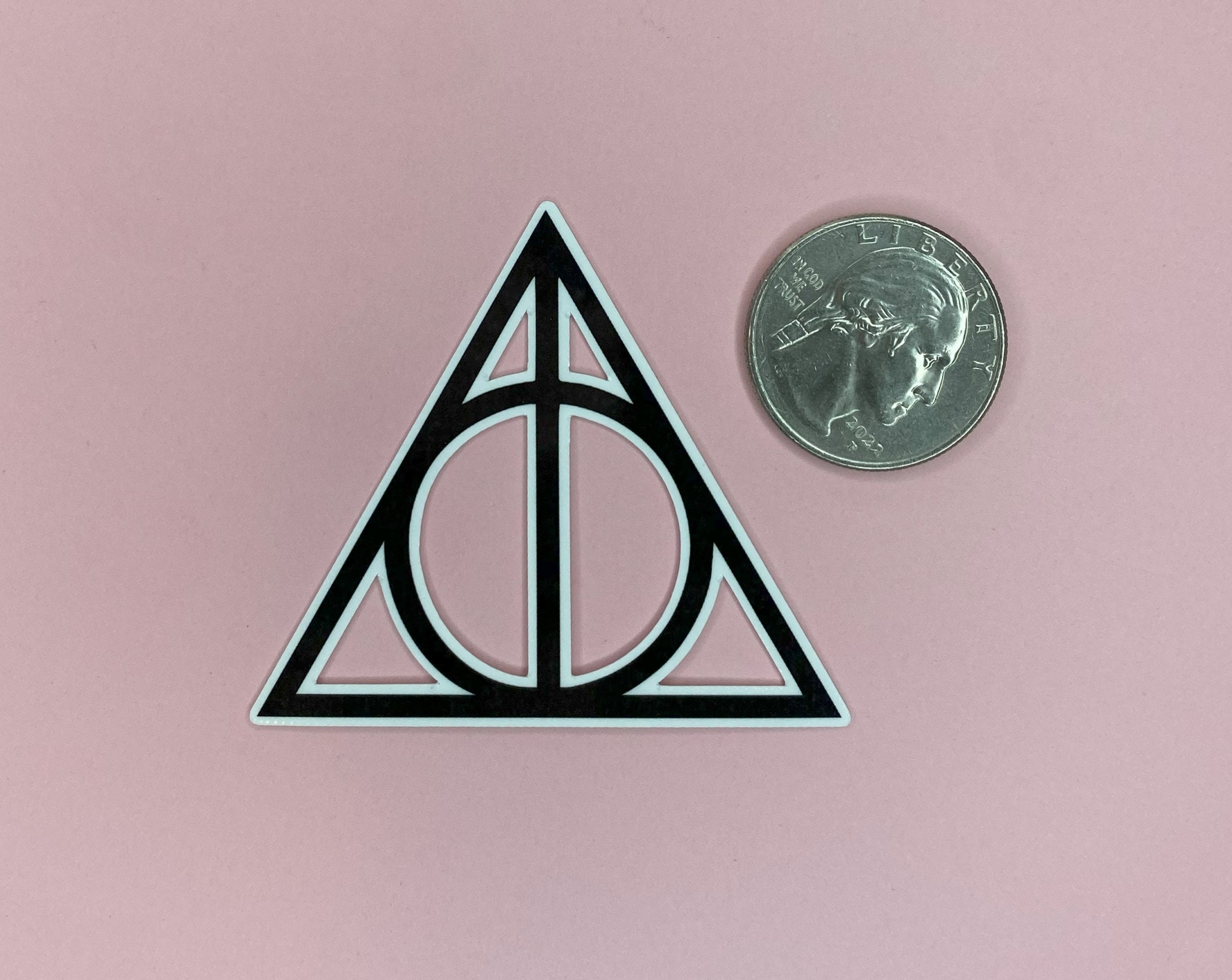 Wizard Deathly Symbol Sticker Wizarding World Sticker Waterproof Vinyl ...