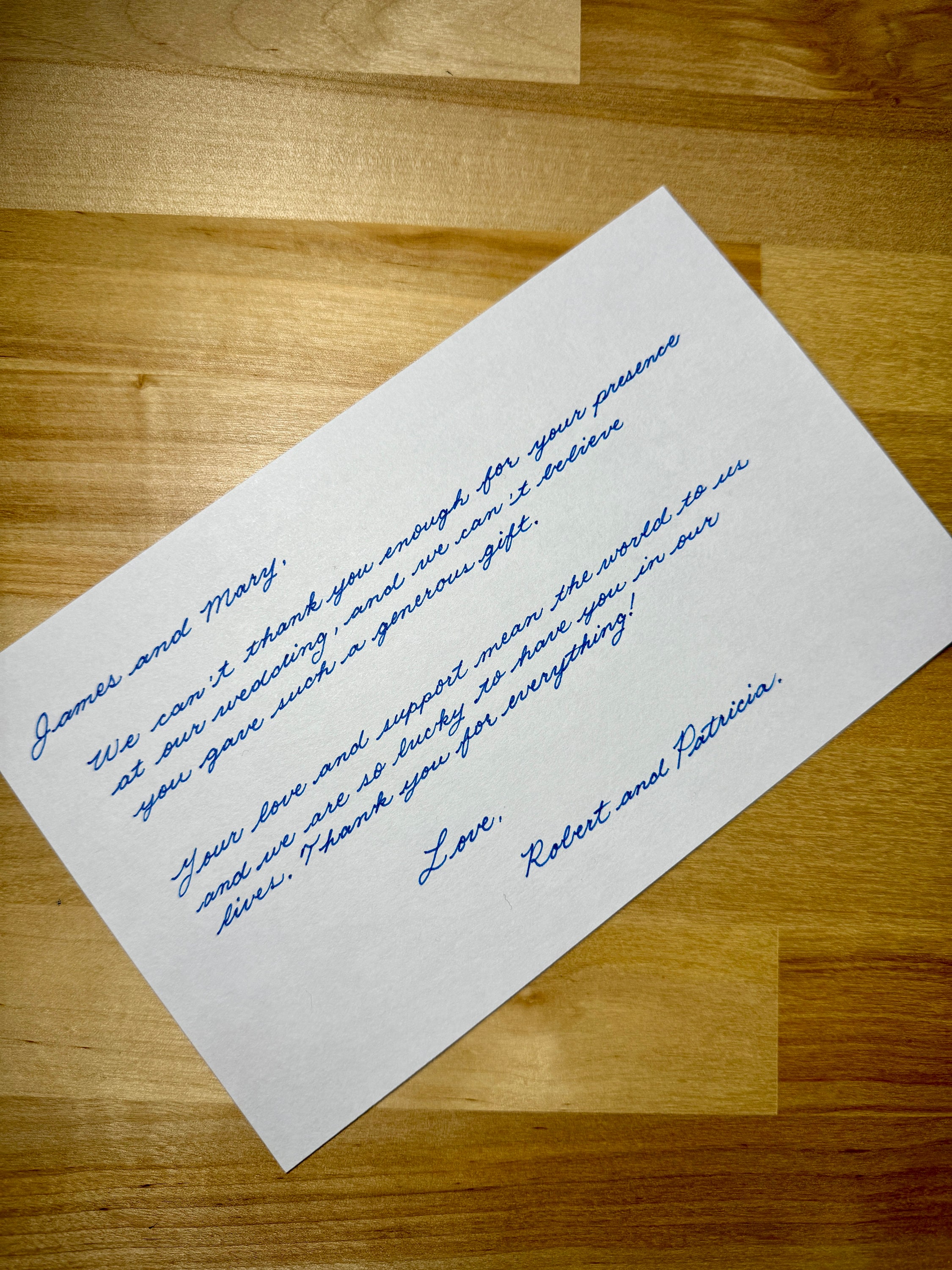 Handwritten Cards for Any Occasion: Weddings, Birthday, Holidays, and ...