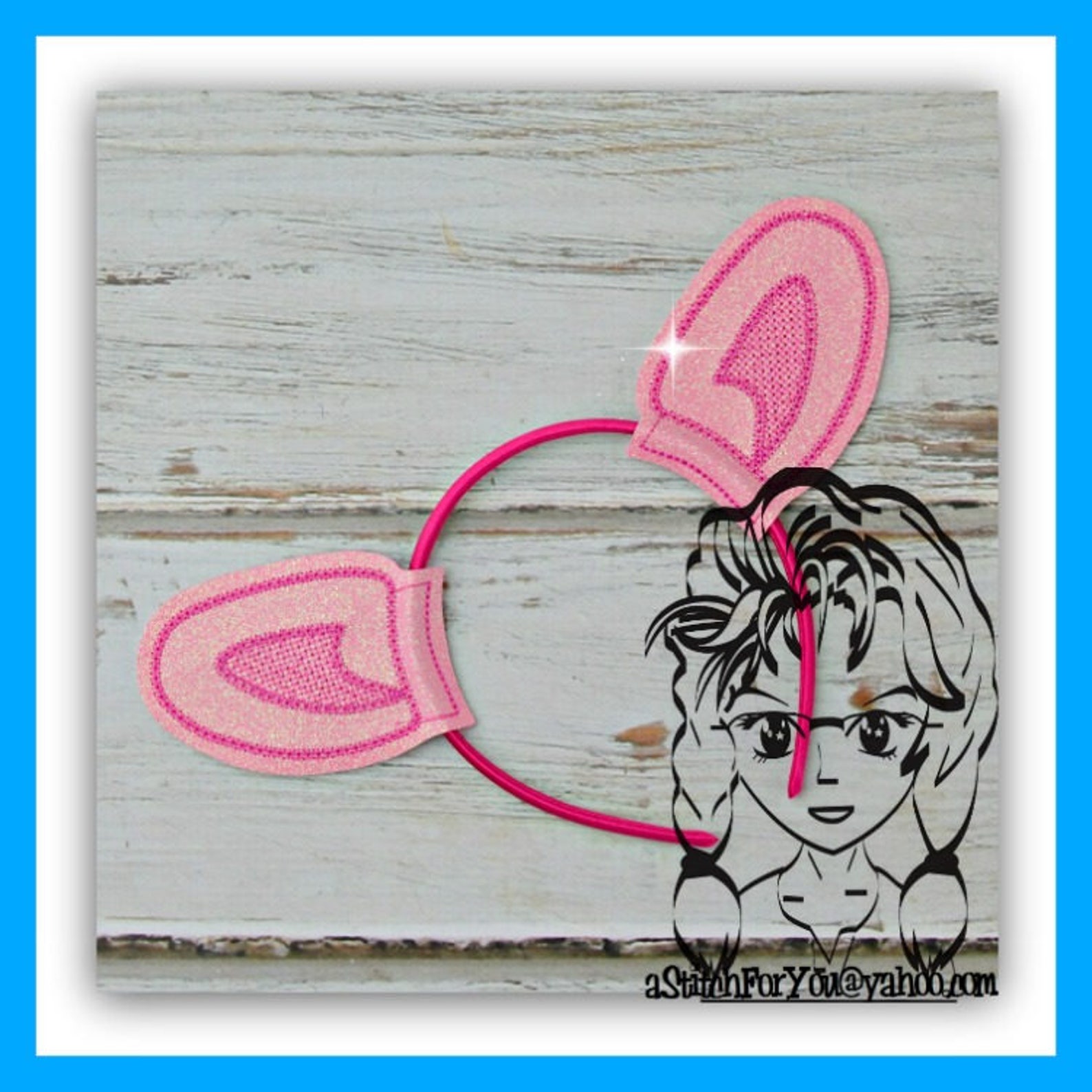 Troll EARS (only) Pink Girl ~ (2 Piece) Character Headband ~ in the ...
