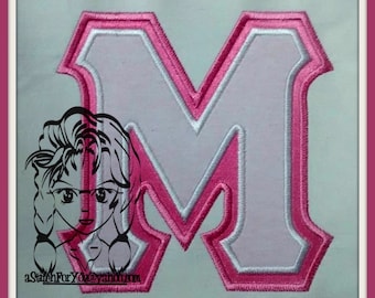 DELTA Greek Letters Sorority Double Applique School College | Etsy