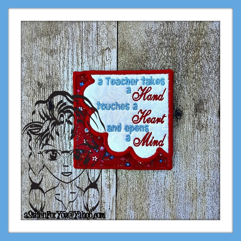 Open Book Applique - Etsy