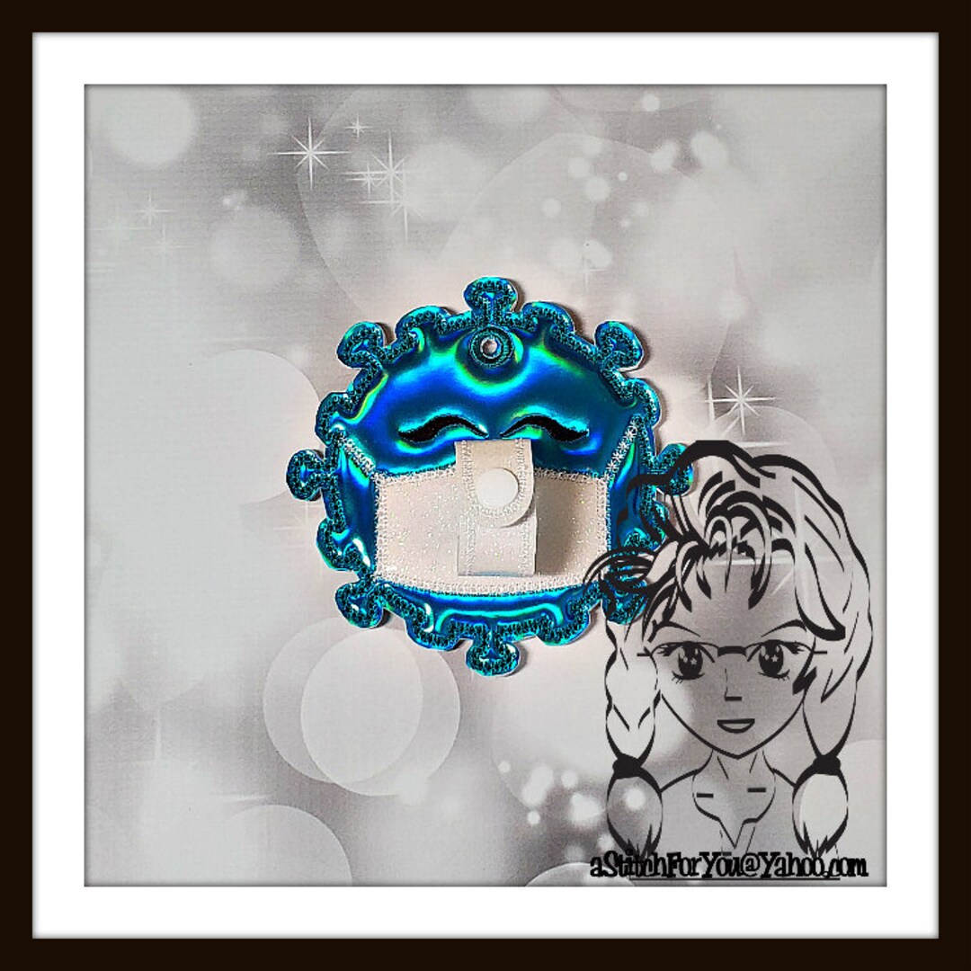 GERM Virus Holder Bow Hat Glasses Headband CARRiER HOLDER In the Hoop ...