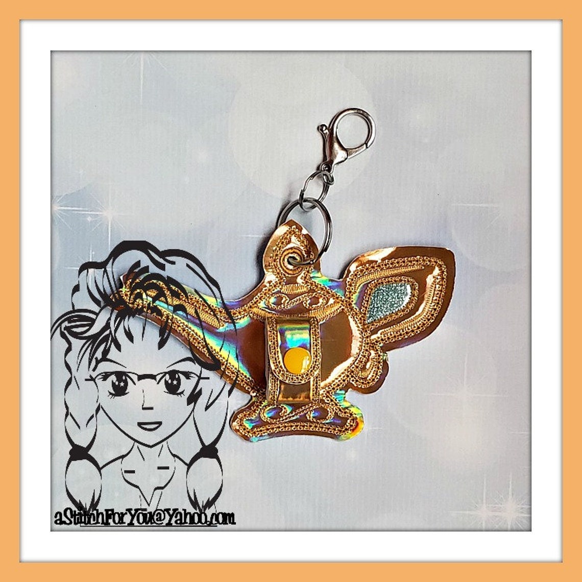 GENIE Lamp Holder ~ Bow Hat Mears Headband Carrier ~ in the Hoop ...