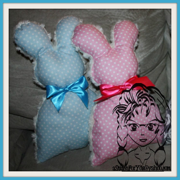 BUNNY Rabbit 3d Plush Softie Toy ~ in the Hoop ~ Instant Download ...