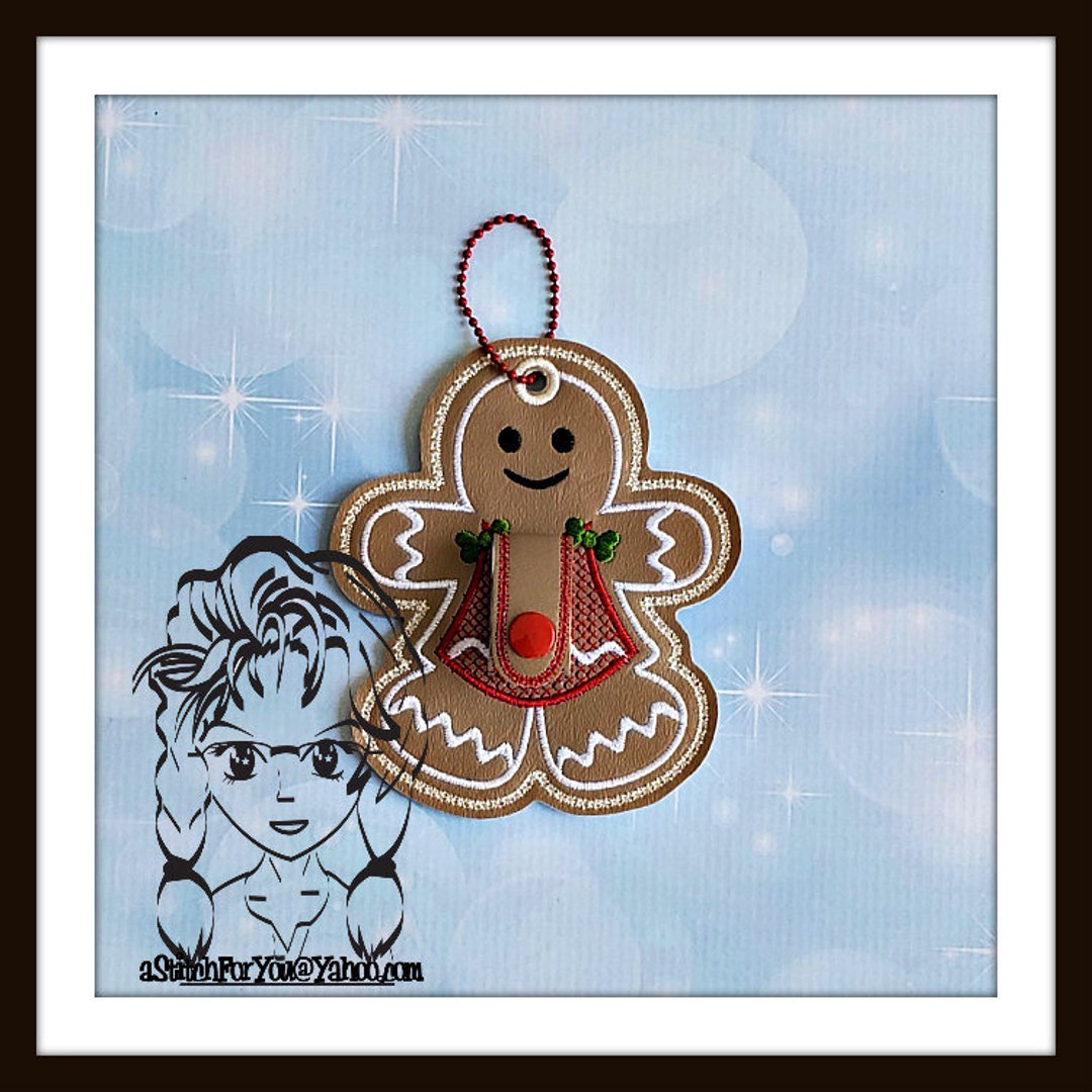 GINGERBREAD Girl Ginger Holder~ Ball Cap Carrier Headband Lanyard ~ in ...
