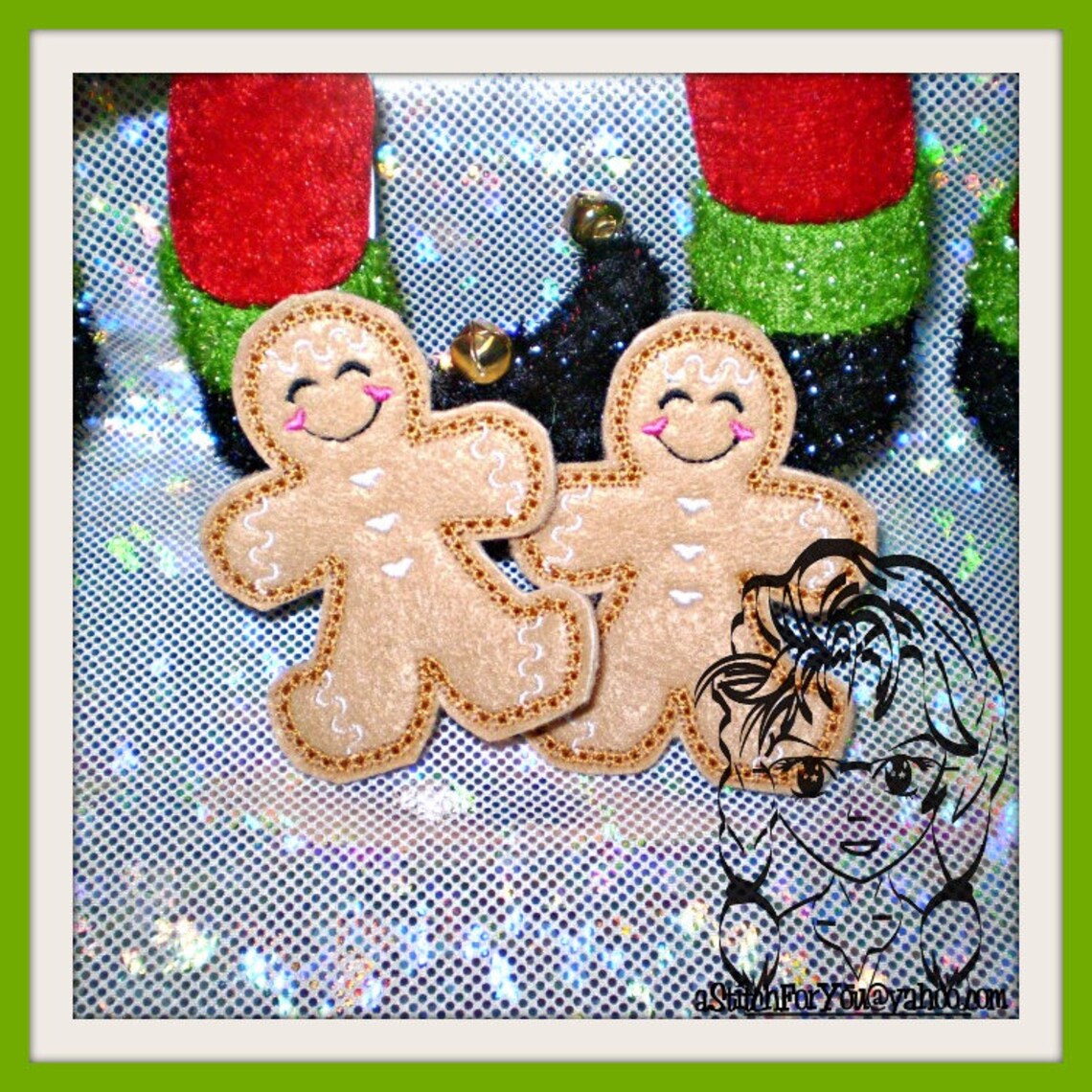 Ginger Toy Christmas ELF Size in the Hoop Instant | Etsy