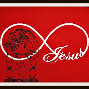 JESUS INFINITY - Bible Religious Love Gift 4 a Wedding Pillow ~ Instant ...