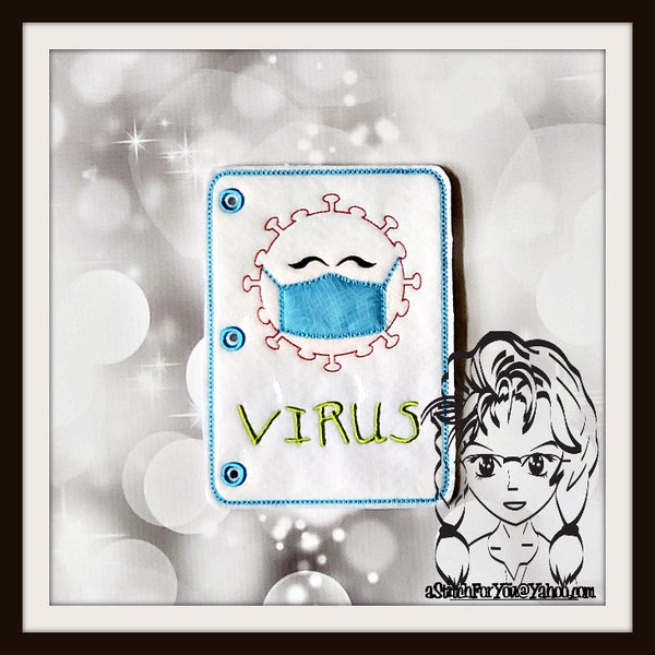 Virus Embroidery - Etsy