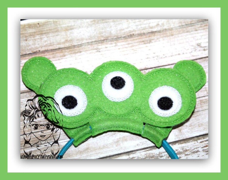 ALIEN Eyes & Antenna 5 Piece in the Hoop Instant - Etsy