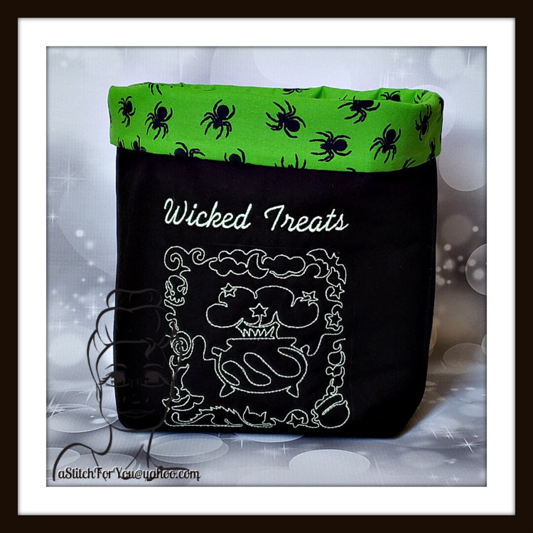 CAULDRON W-wo Border Lineart ~ Quilt Stipple Lineart Design ~ in the ...