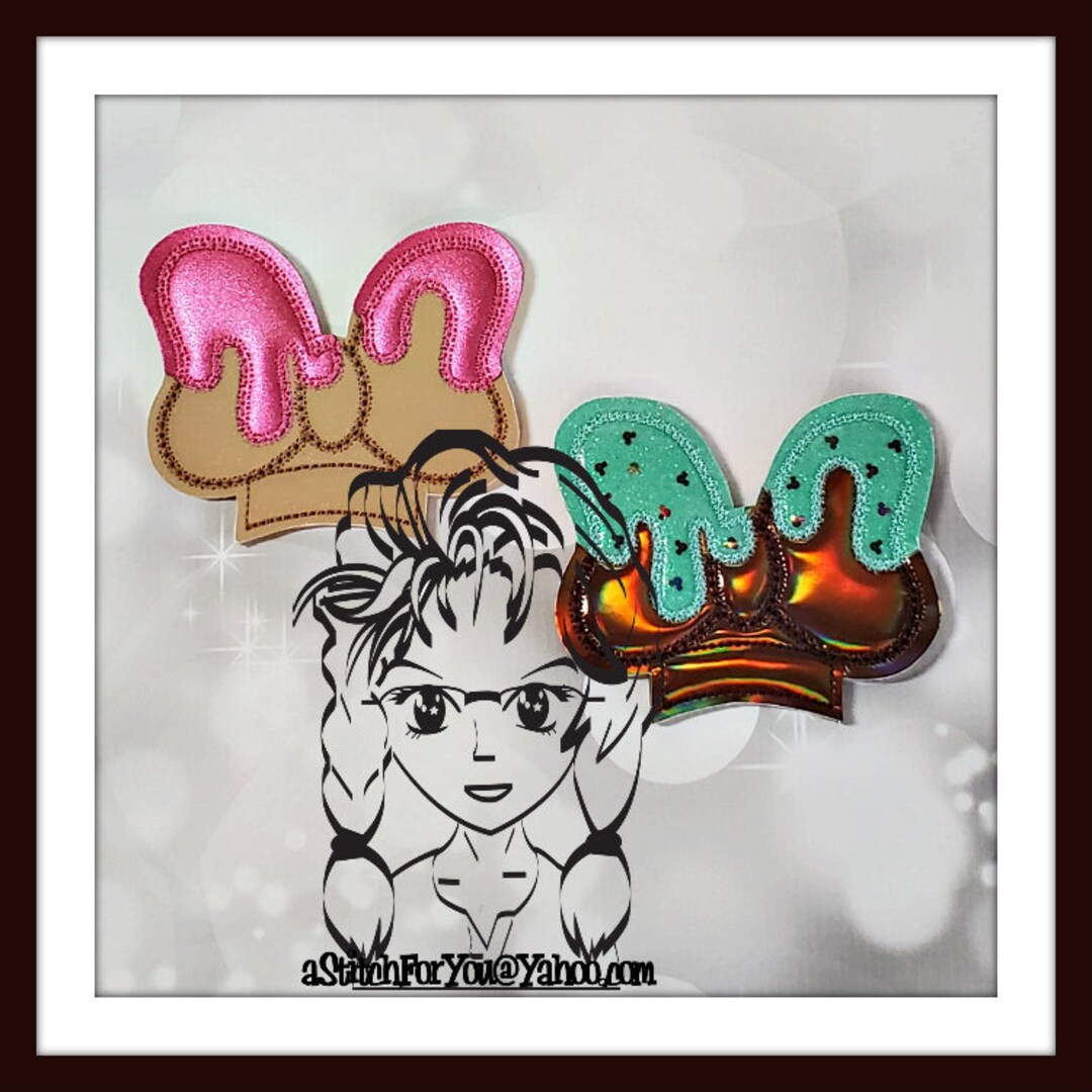 BOW ICING or DRIP Flat ~ Fascinator (add on ~ 1 Pc) Headband ~ in the ...