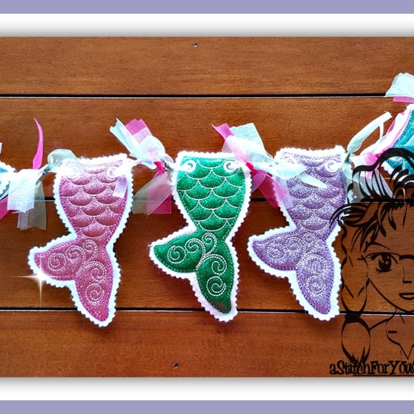 Mermaid Tail Banner - Etsy