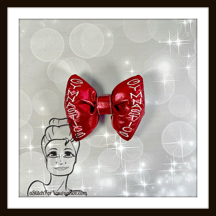 GYMNASTICS Squish Bow (add on ~ 1 Piece) ~ in the Hoop ~ Instant ...