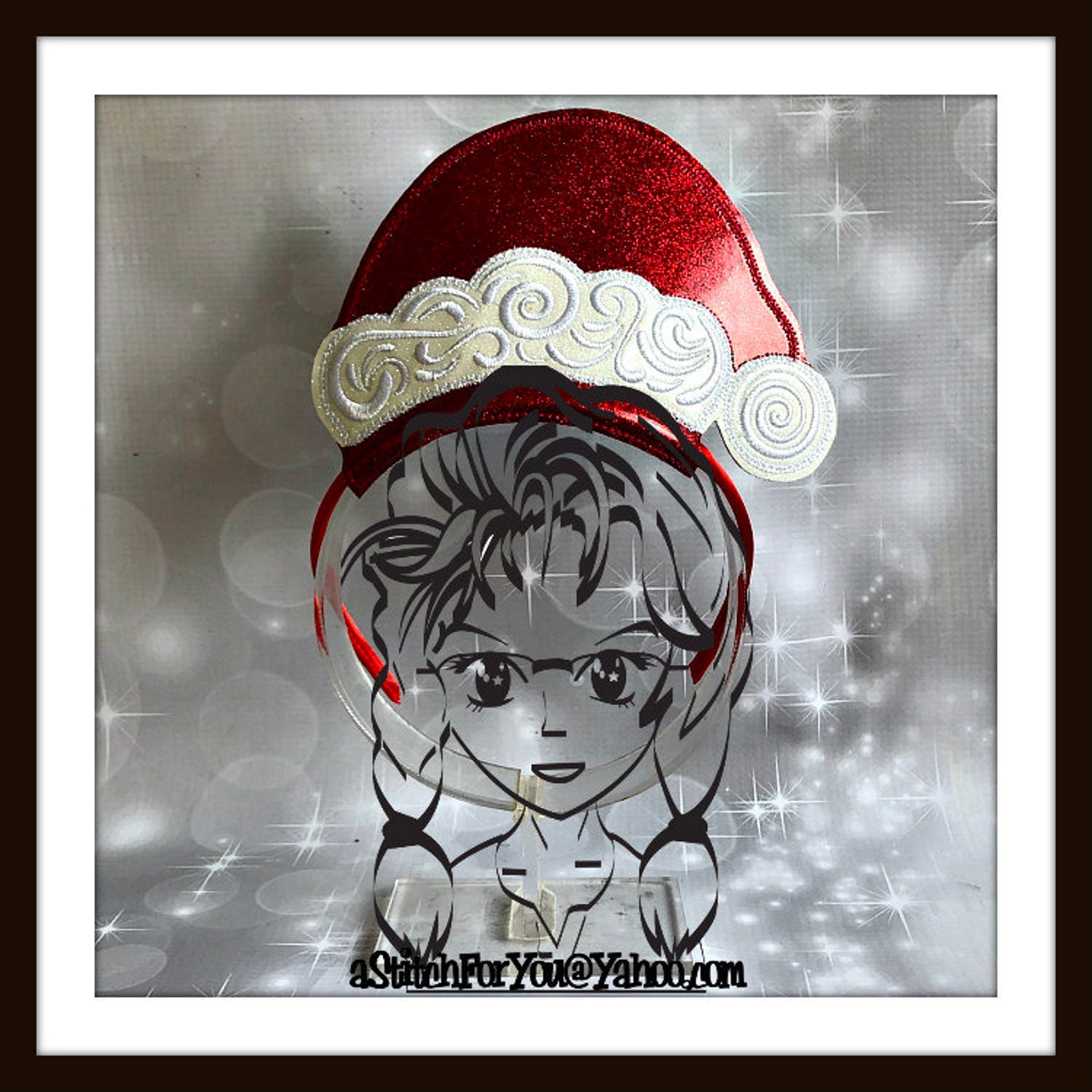 SANTA HAT Crown ~ in the Hoop ~ Instant Download Design by Carrie - Etsy