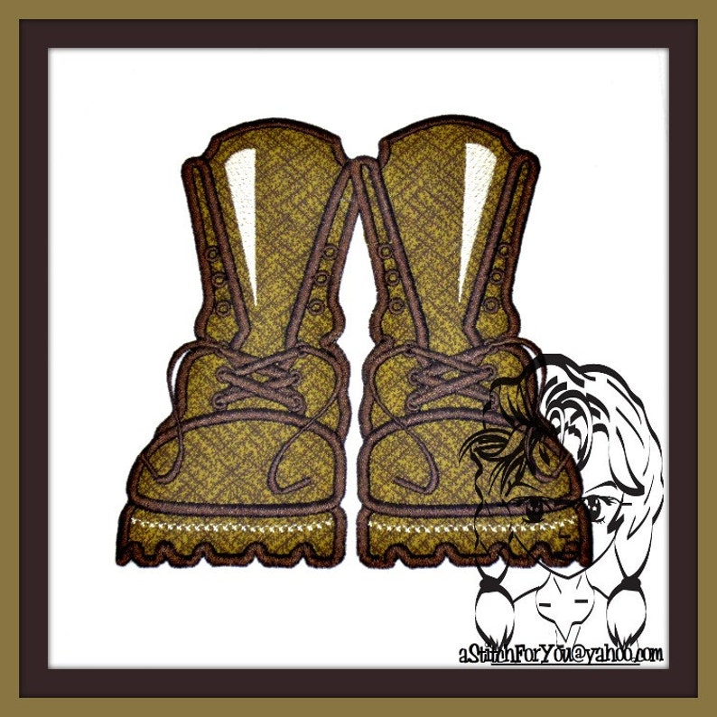 MILITARY, POLICE Firemen Boots Hero Applique Soldier Sailor Grunt ...