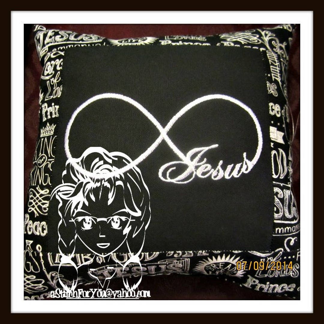 JESUS INFINITY - Bible Religious Love Gift 4 a Wedding Pillow ~ Instant ...