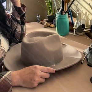 Distressed Western Hat - Etsy