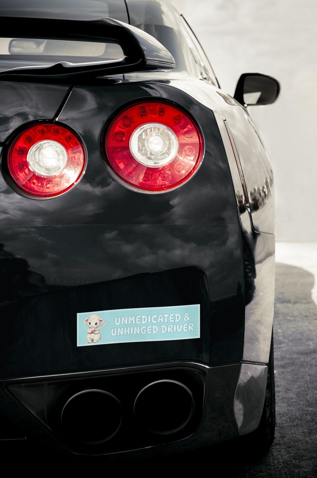 Unmedicated and Unhinged Bumper Sticker - Etsy