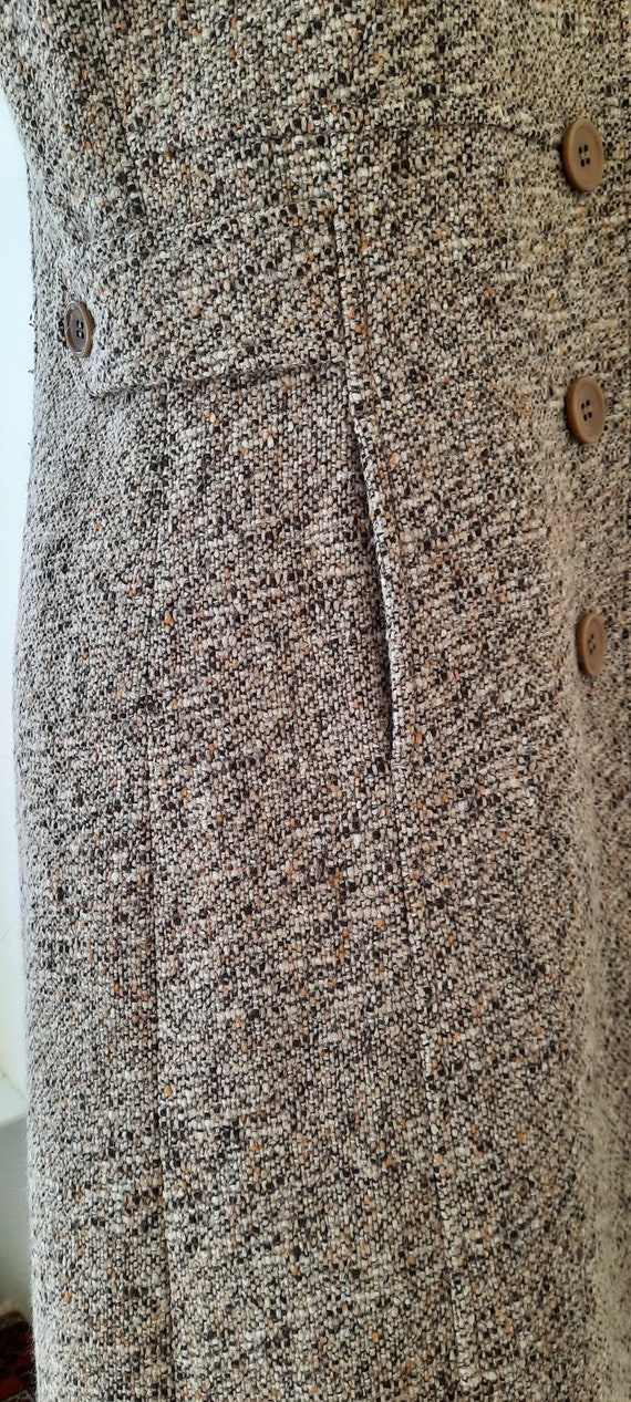 Vintage 1990s Olsen Fall Car Coat Designer Cream an… - Gem