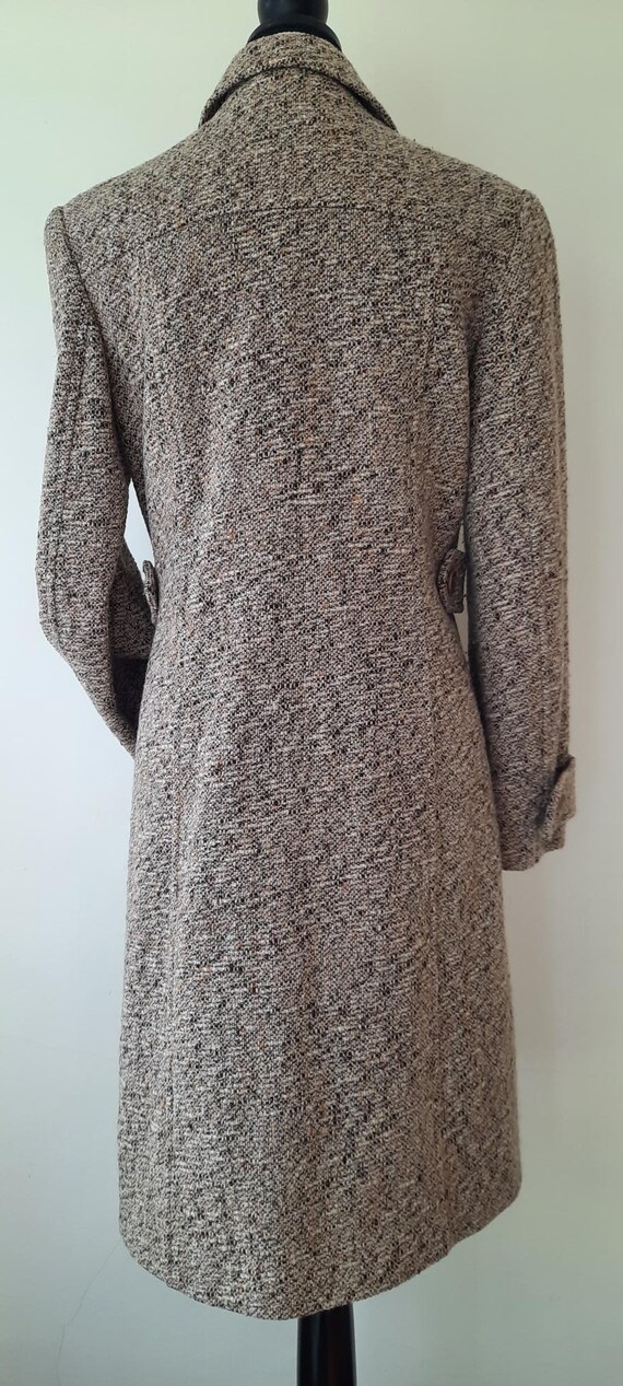 Vintage 1990s Olsen Fall Car Coat Designer Cream an… - Gem