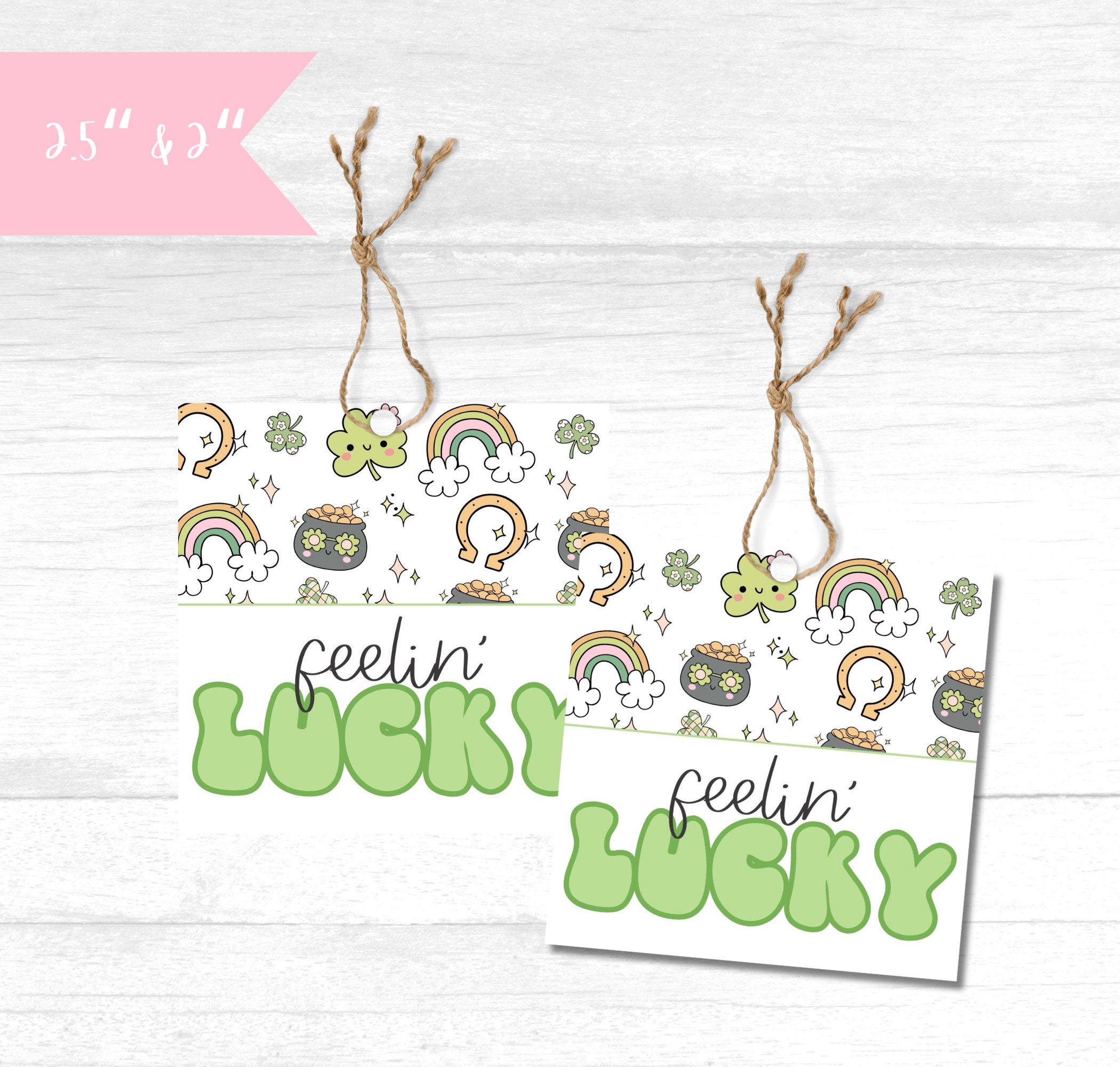 Printable St. Patrick's Teacher Cookie Treat Tag How Lucky to Be Taught ...