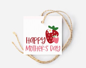 Happy Mother's Day Berry Best MAMA Mothers Day Cookie Tag | Cookie Tag ...