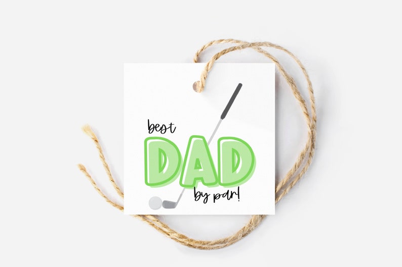 Best Dad by PAR Cookie Tag | Happy Fathers Day Tag | Cookie Tag ...