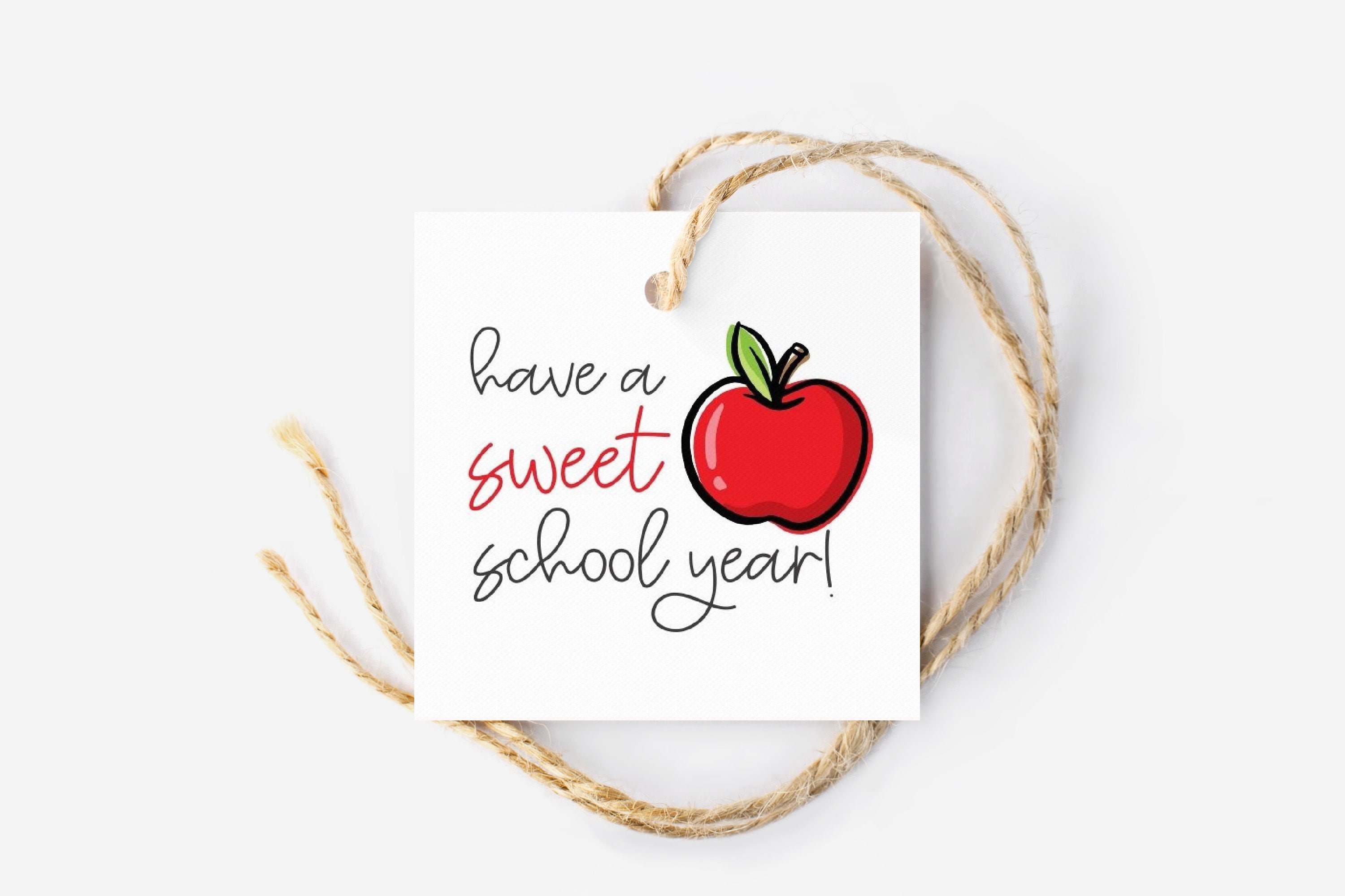 Have a Sweet Year Welcome Back to School Cookie Treat Tag World's Best ...