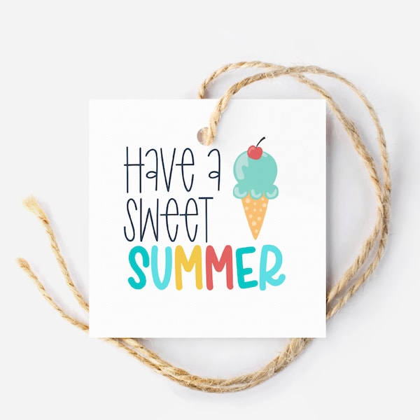 Ice Cream Tag - Etsy