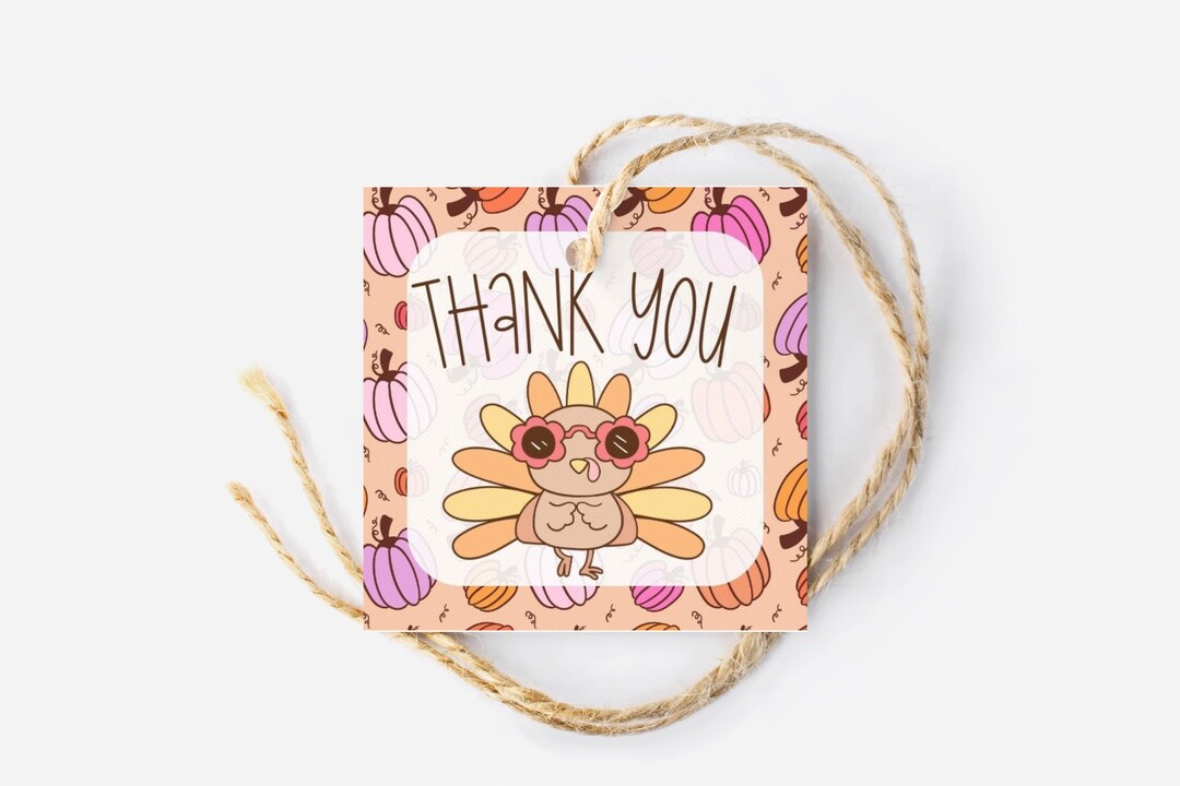 Happy Thanksgiving | Fall Cookie Tag | Hello Fall Treat Tag | Pumpkin ...