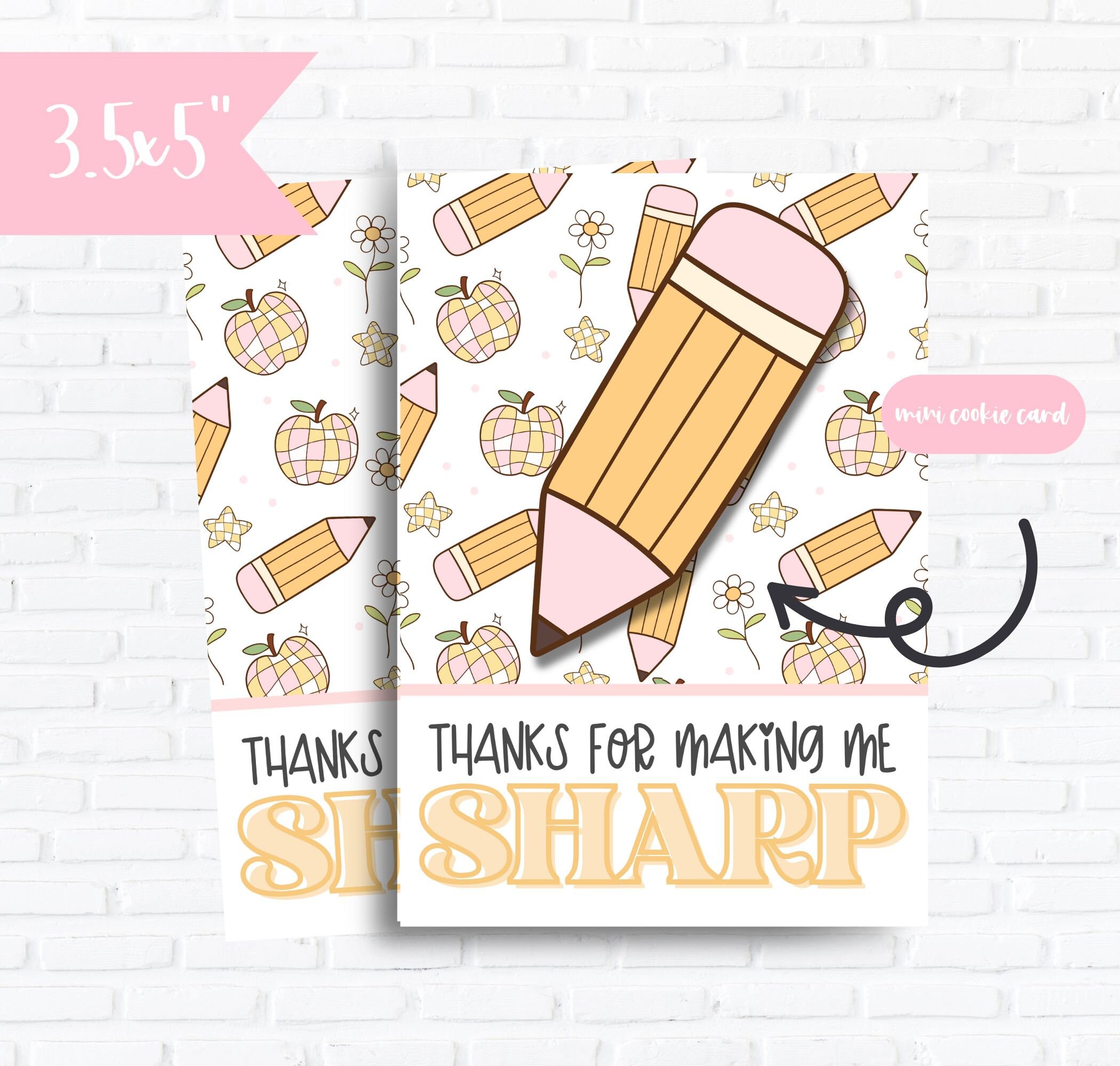 Printable Teacher Appreciation Week Cookie Card | Thanks for Making Me ...