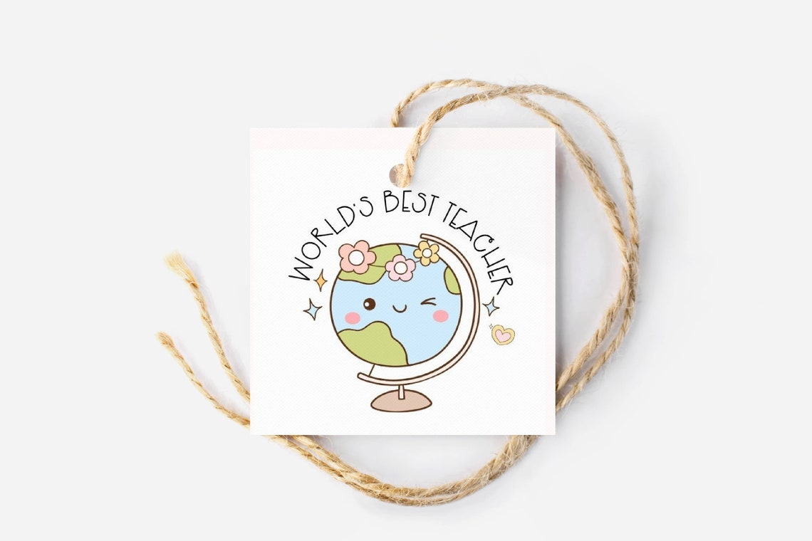 Printable Teacher Appreciation Week Cookie Treat Tag World's Best ...