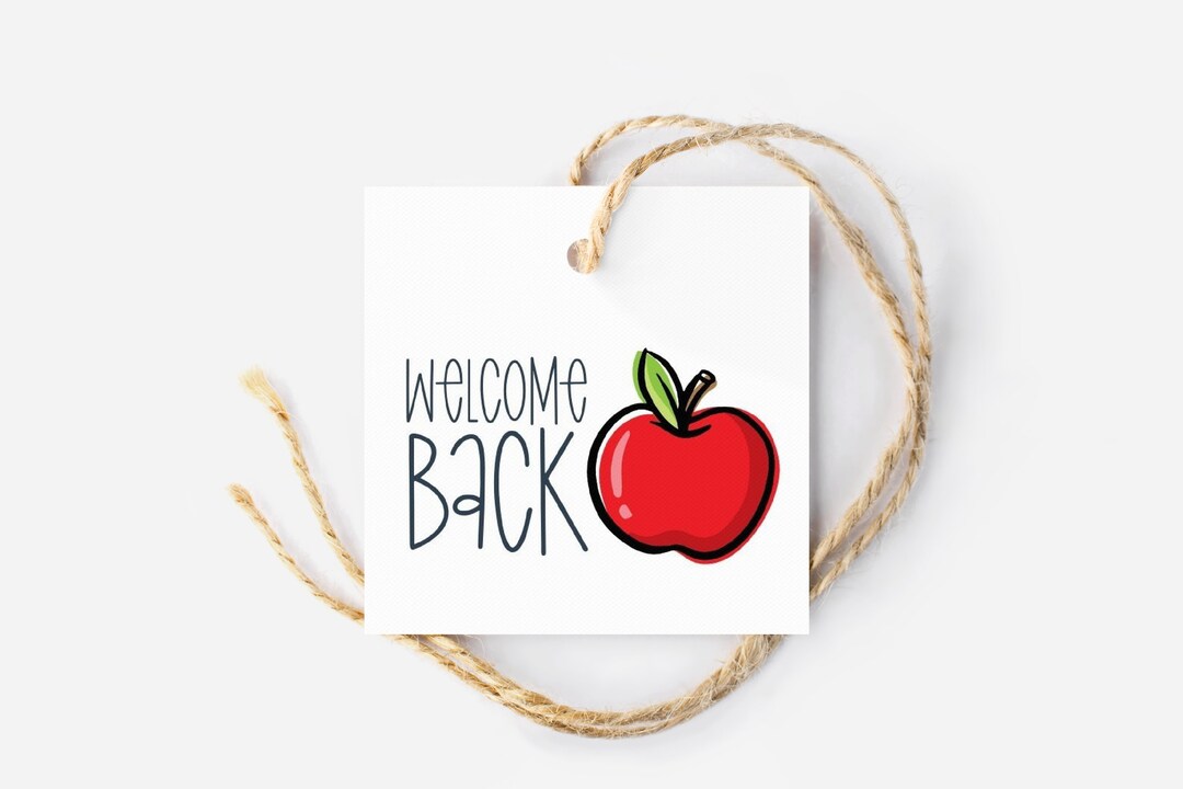 Welcome Back to School Cookie Treat Tag | World's Best Teacher Gift Tag ...